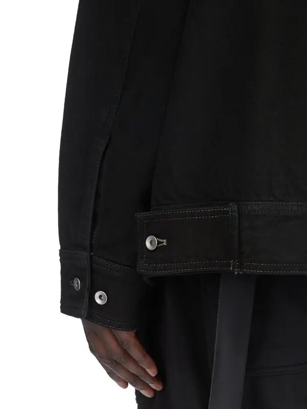 Rick Owens Sphinx Jumbo Worker Button-up Jacket - Black