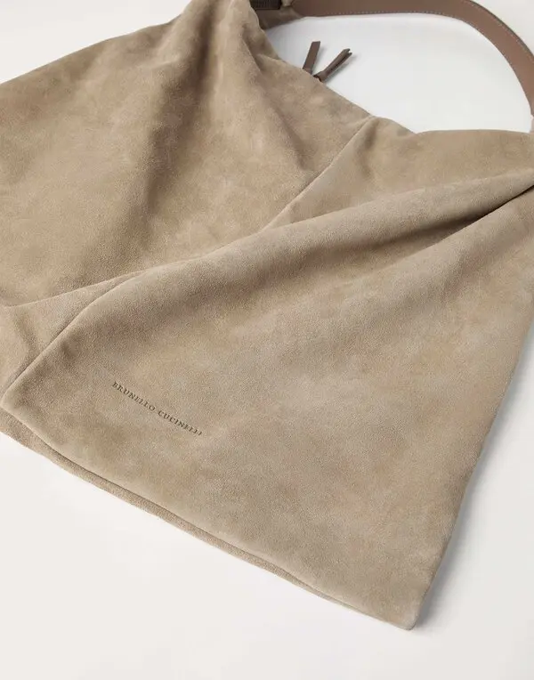 Brunello Cucinelli Logo Embossed Shoulder Bag