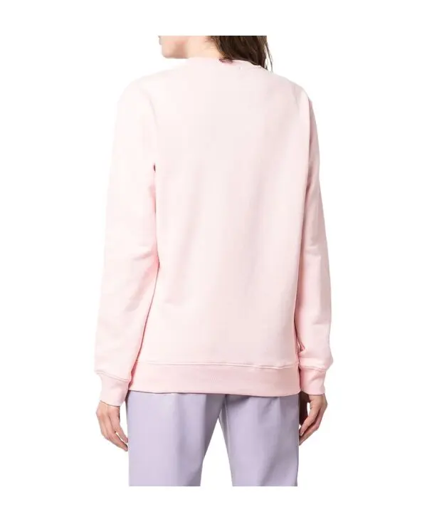 MSGM Logo Print Crew Neck Sweatshirt