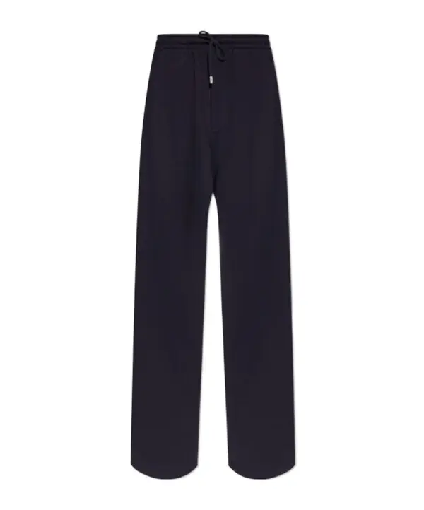 Dries Van Noten Drawstring Waist Trousers - Black