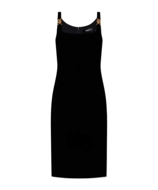 Versace Sleeveless Velvet Dress