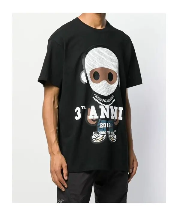 IH NOM UH NIT Pattern Printed T-shirt