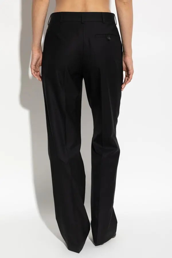 Moschino Tailored Wool Trousers - Black