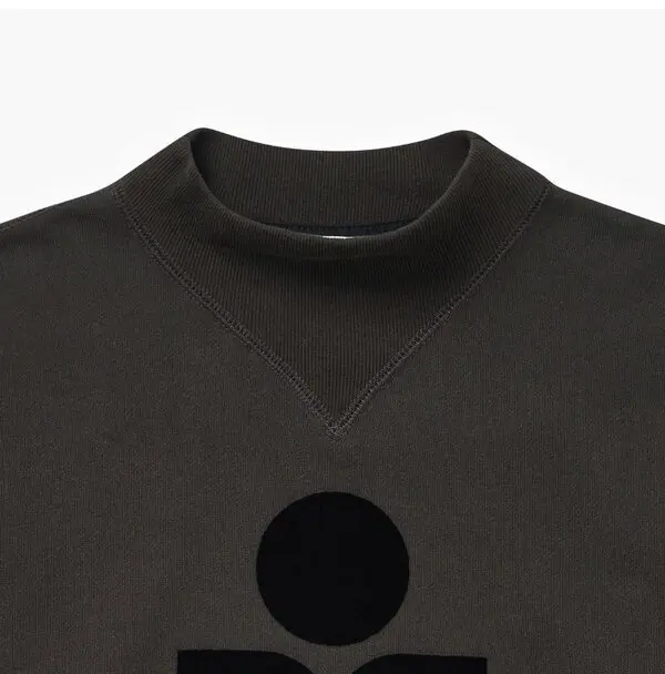 Isabel Marant Étoile Moby Logo Sweatshirt - Black