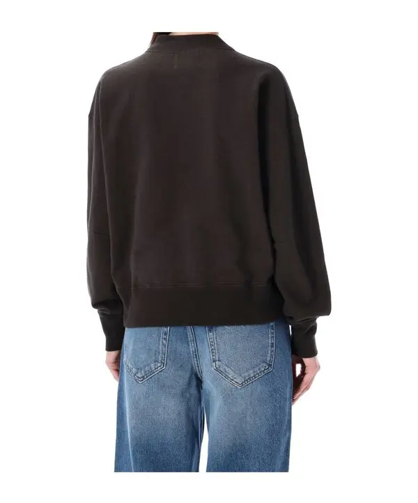 Isabel Marant Étoile Moby Logo Sweatshirt - Black