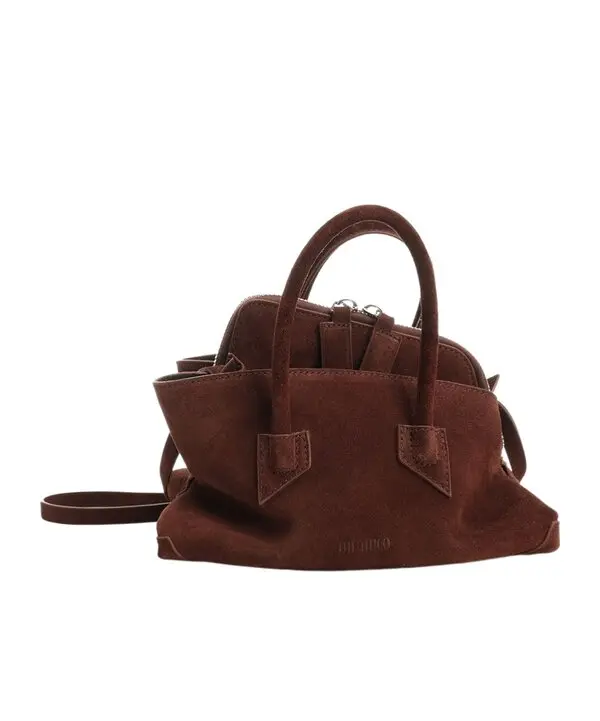 Attico La Passeggiata Mini Top Handle Bag - Brown