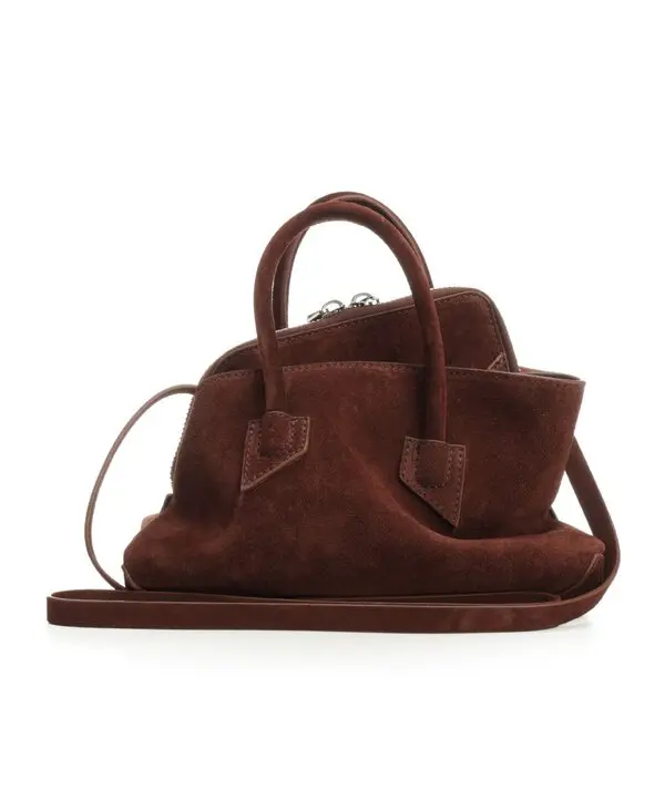 Attico La Passeggiata Mini Top Handle Bag - Brown