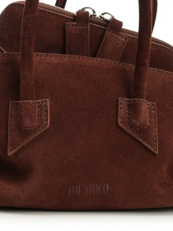Attico La Passeggiata Mini Top Handle Bag - Brown