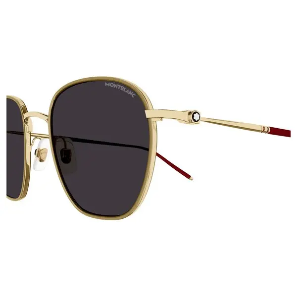 Montblanc Eyewear Square Frame Sunglasses - Black