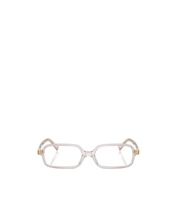 Miu Miu Pillow Frame Eyeglasses - White