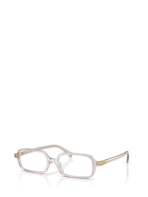 Miu Miu Pillow Frame Eyeglasses - White