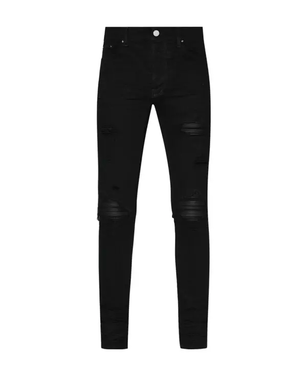 Amiri Distressed Skinny Jeans - Black