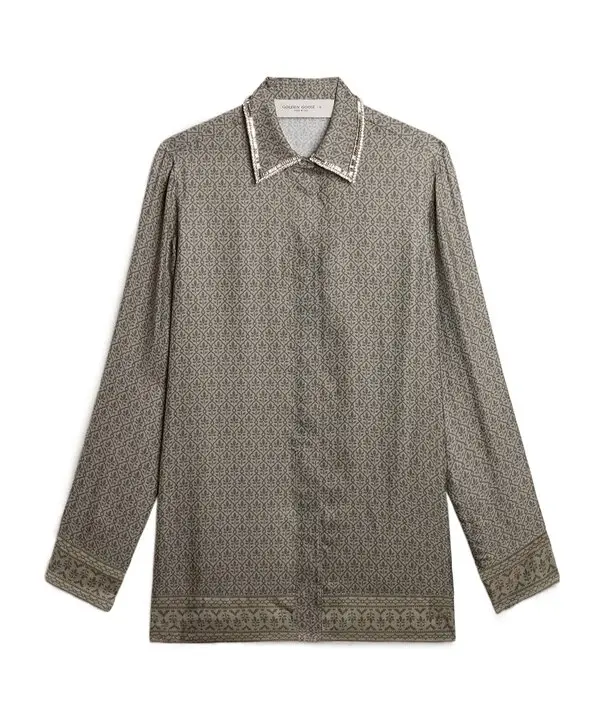GOLDEN GOOSE Printed Shirt With Mother-of-pearl Buttons