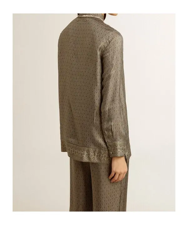 GOLDEN GOOSE Printed Shirt With Mother-of-pearl Buttons