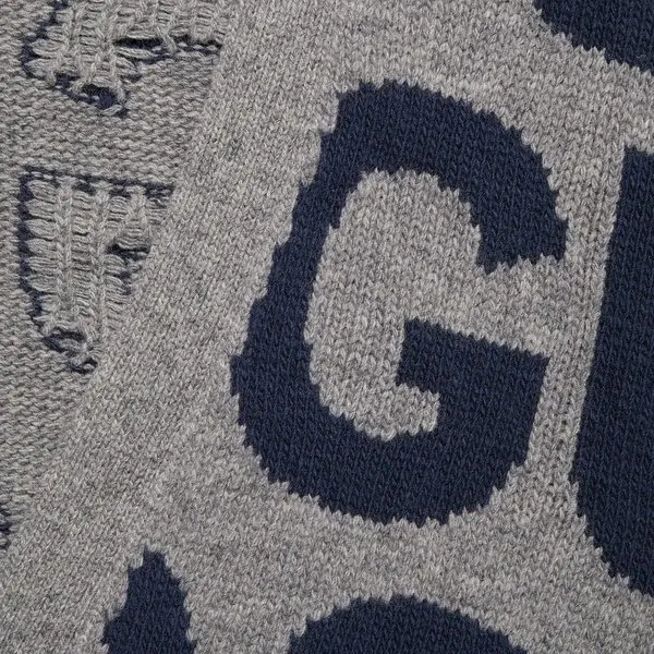 Gucci Logo Intarsia Button-up Cardigan