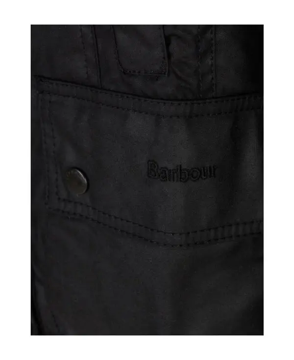 Barbour Long-sleeved Jacket With Contrast Collar - Black