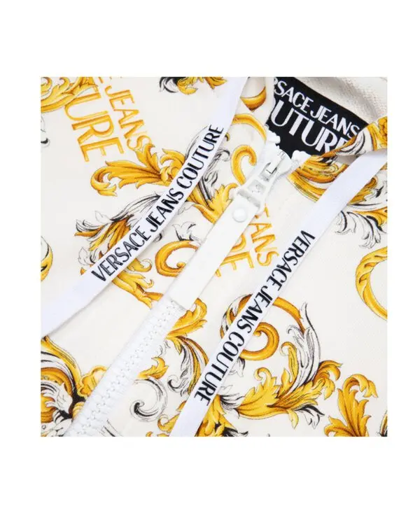 Versace Printed Hooded Casual Coat
