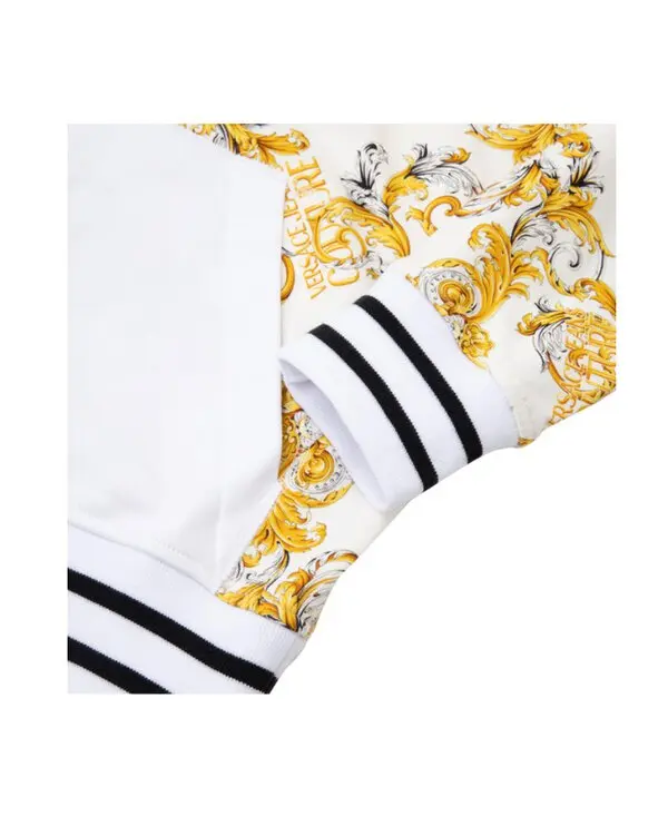 Versace Printed Hooded Casual Coat