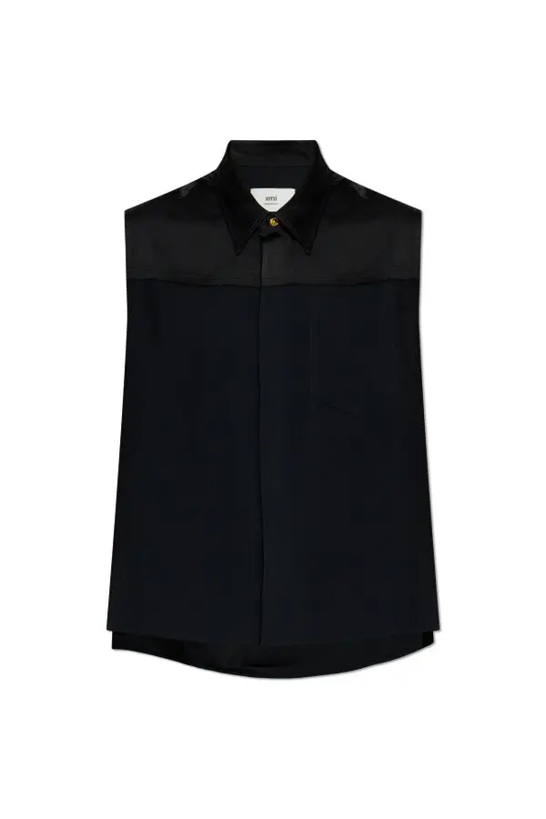 AMI Paris Sleeveless Shirt
