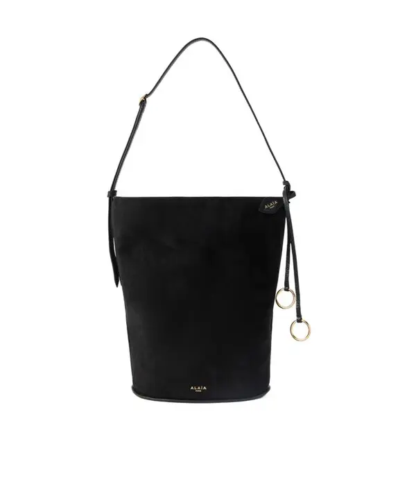 Alaïa Top Handle Small Bucket Bag - Black
