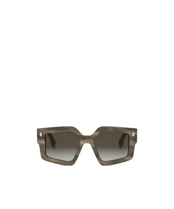 Fendi Geometric Frame Sunglasses