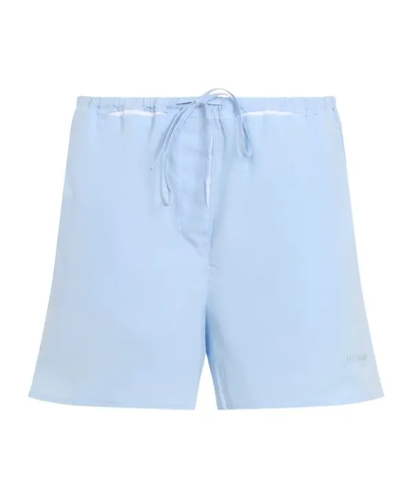 Miu Miu Cotton Boxer Shorts - Blue
