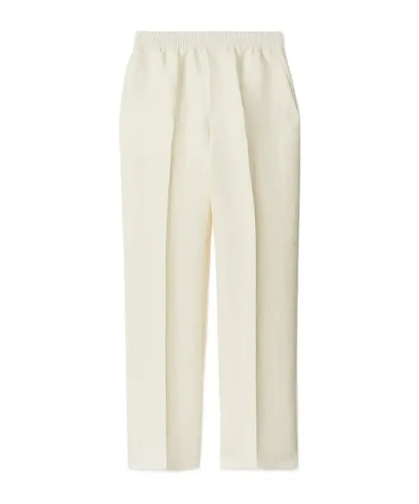 Burberry Tapered-leg Tailored Trousers - White