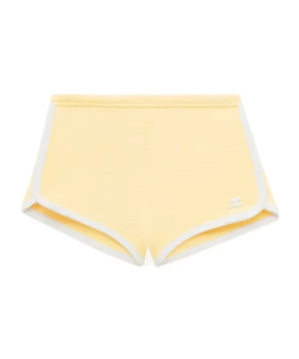 COURREGES Courrèges Contrast Mini Shorts - Nude