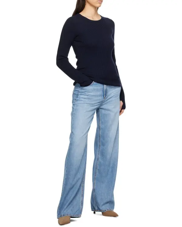 RAG  BONE Rag & Bone Wide-leg Denim Trousers