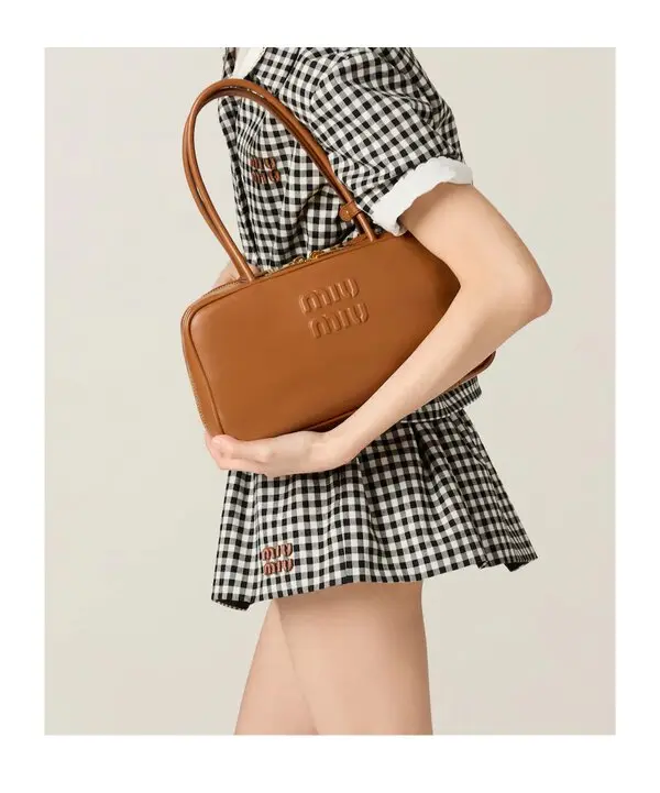 Miu Miu Checked Mini Skirt