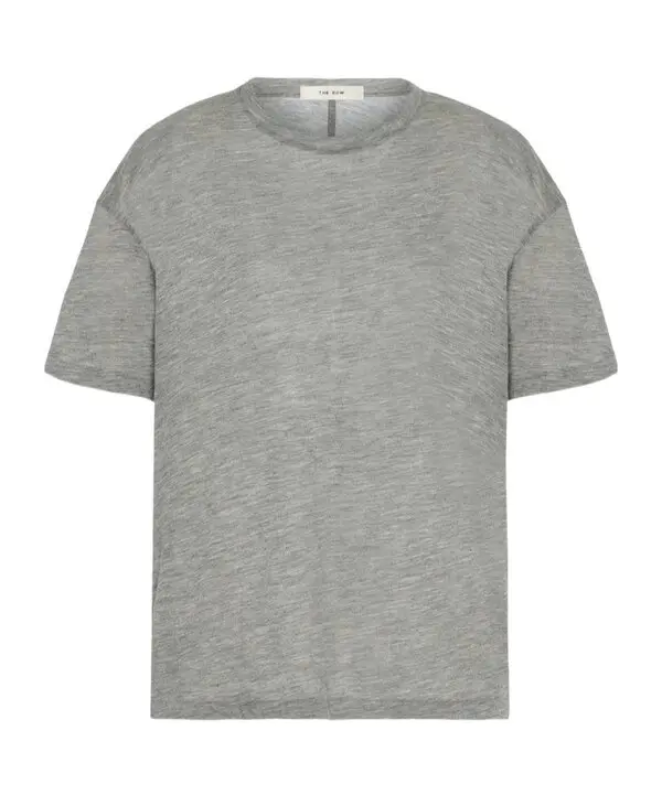 THE ROW Lila Top In Cashmere - Gray Blend
