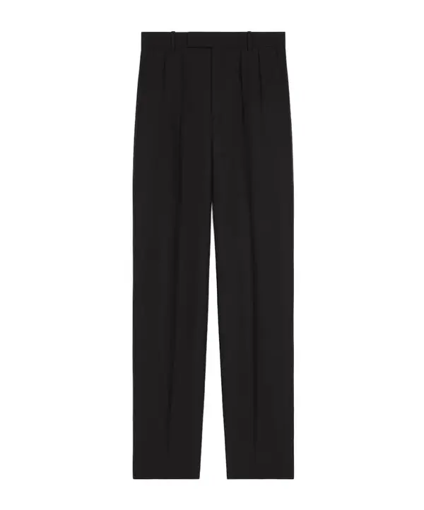Celine Keith Pants In Wool And Mohair - Black