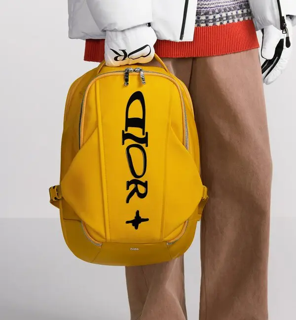 Dior Lewis Hamilton Zipped Backpack - Yellow
