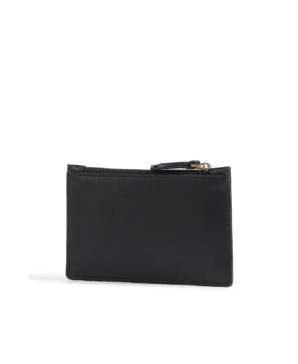 Pinko Logo Plaque Zipped Purse - Black