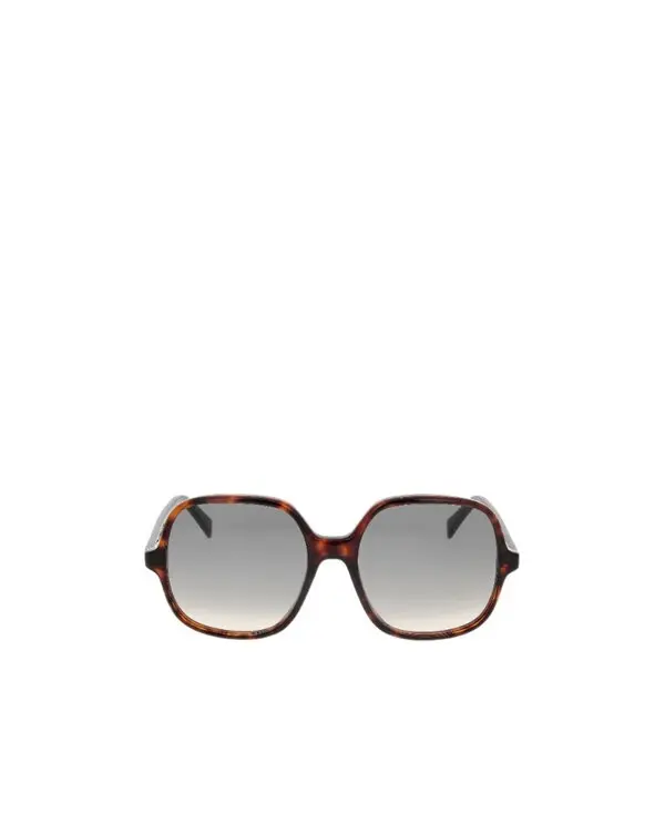 Celine Logo Tortoiseshell Sunglasses - Gray