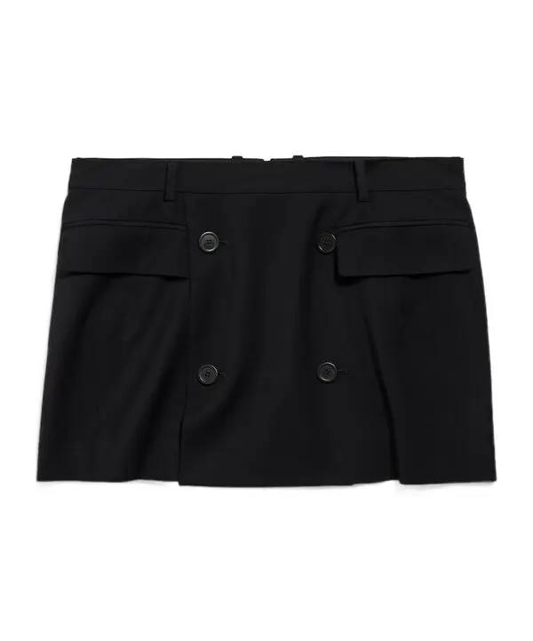 Balenciaga Tailored Mini Skirt - Black