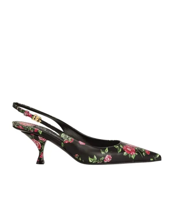 Dolce & Gabbana Floral Heeled Pumps