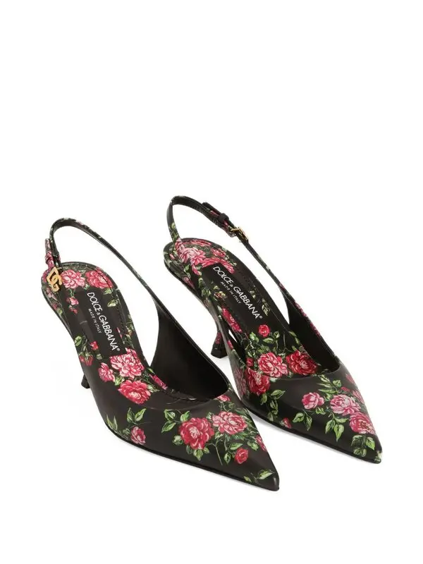 Dolce & Gabbana Floral Heeled Pumps