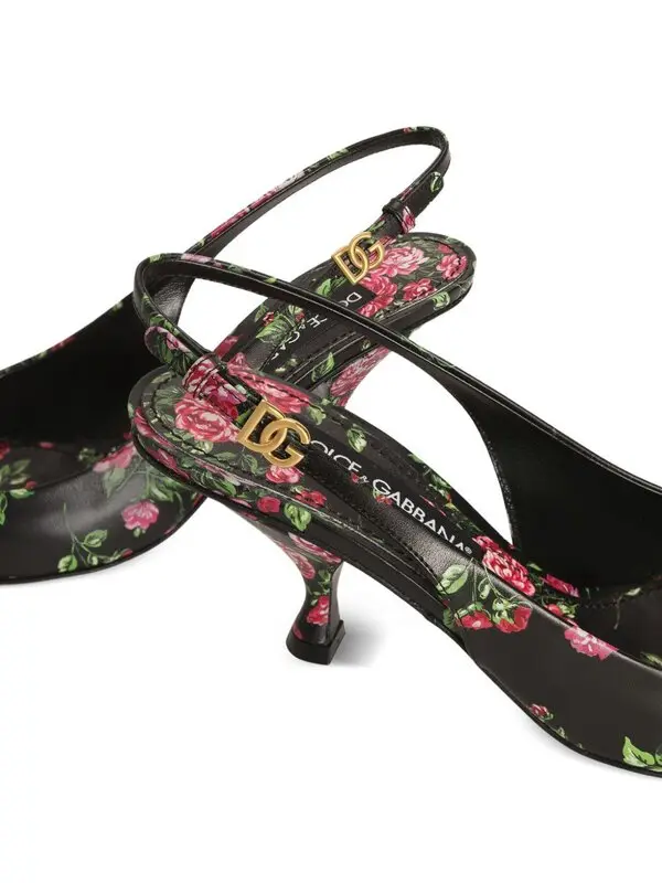 Dolce & Gabbana Floral Heeled Pumps