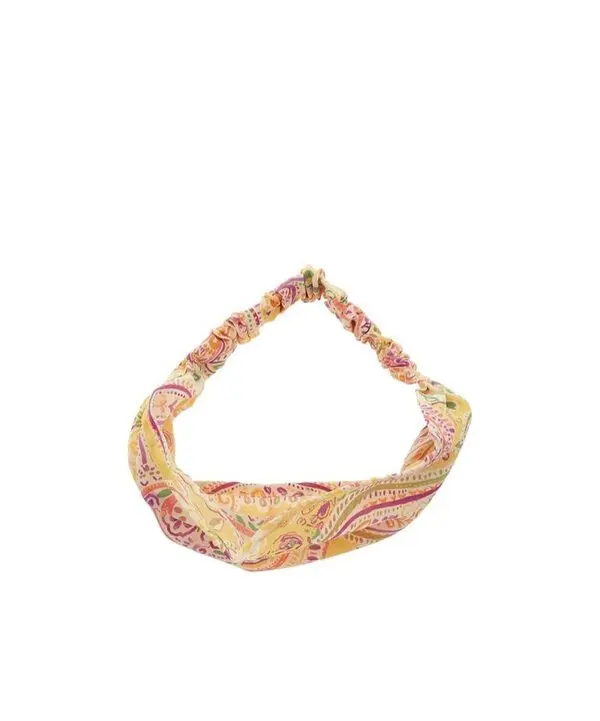 Etro Pattern Hair Band - Yellow