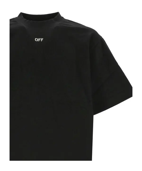 Off-White Logo Embroidered Crewneck T-shirt