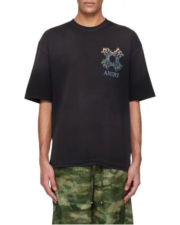 Amiri Logo-printed Crewneck T-shirt