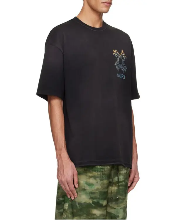 Amiri Logo-printed Crewneck T-shirt