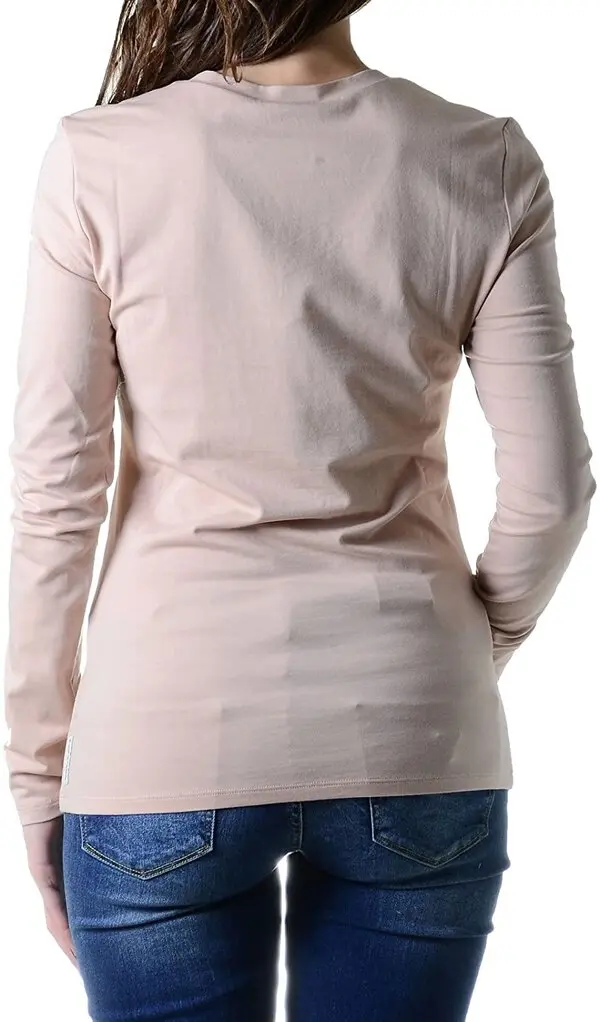 Emporio Armani Long Sleeve V-neck T-shirt With Logo Detail