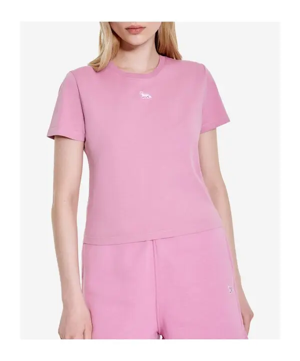 Maison Kitsuné Speedy Fox Patch Comfort T-shirt - Pink