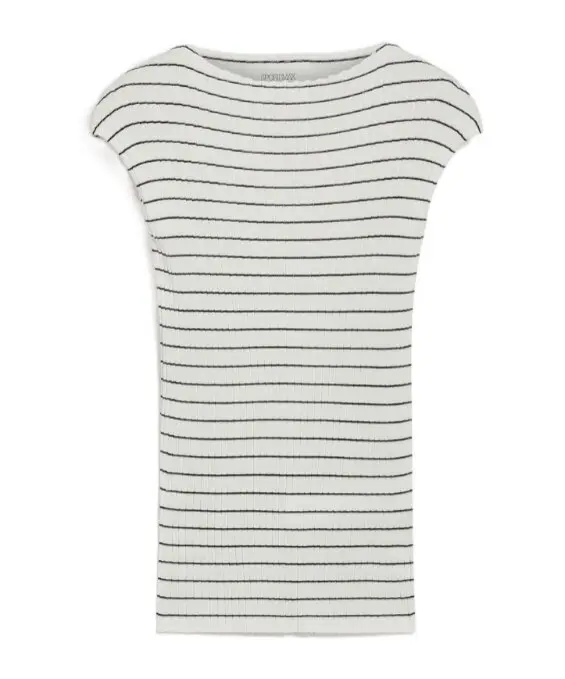 Sportmax Ribbed Striped Top