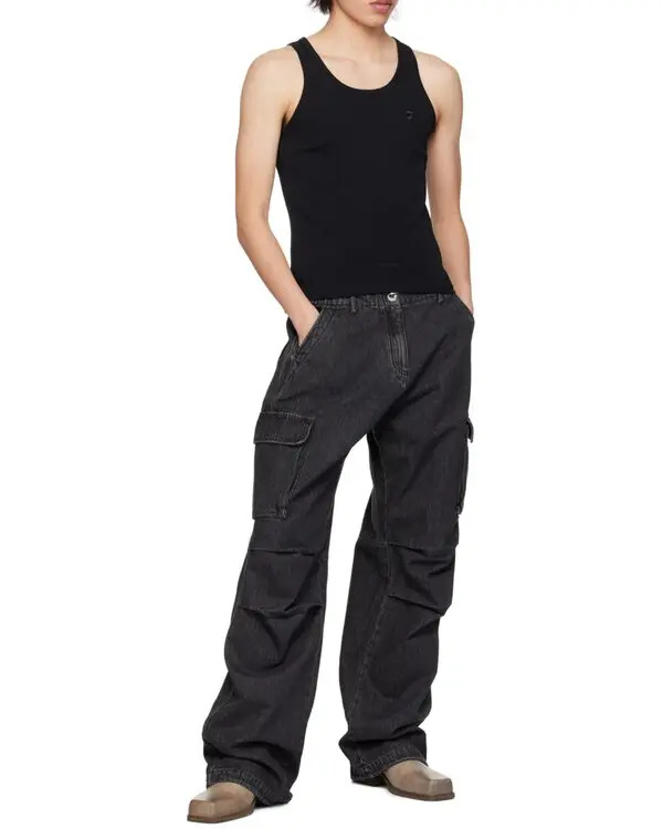 Coperni Mid-rise Wide-leg Cargo Jeans