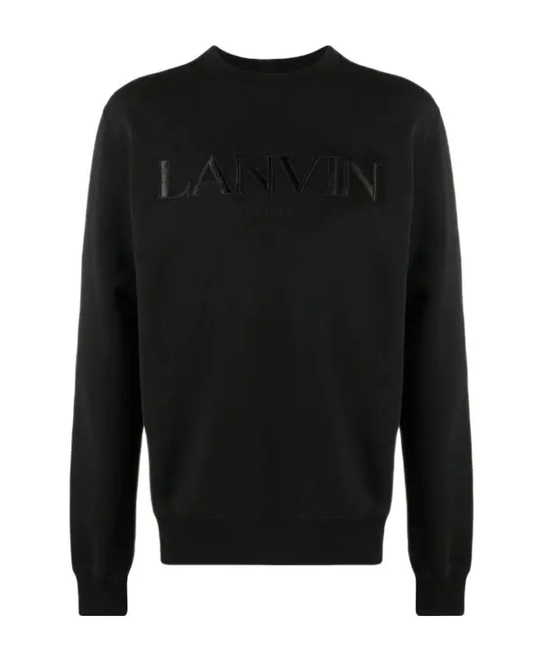 LANVIN Round Neck Sweater - Black
