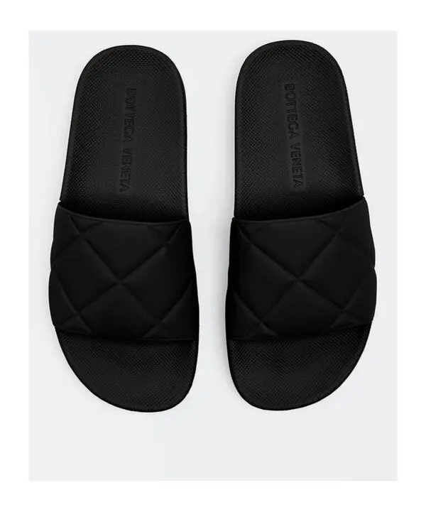 Bottega Veneta Quilted Slider Sandals