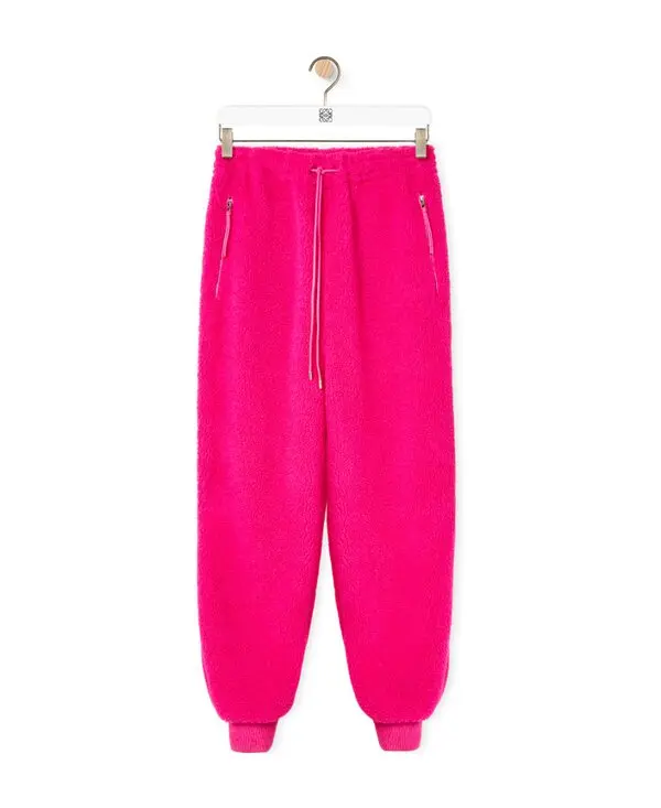 Loewe Fleece Sweatpants With Drawstring Waist